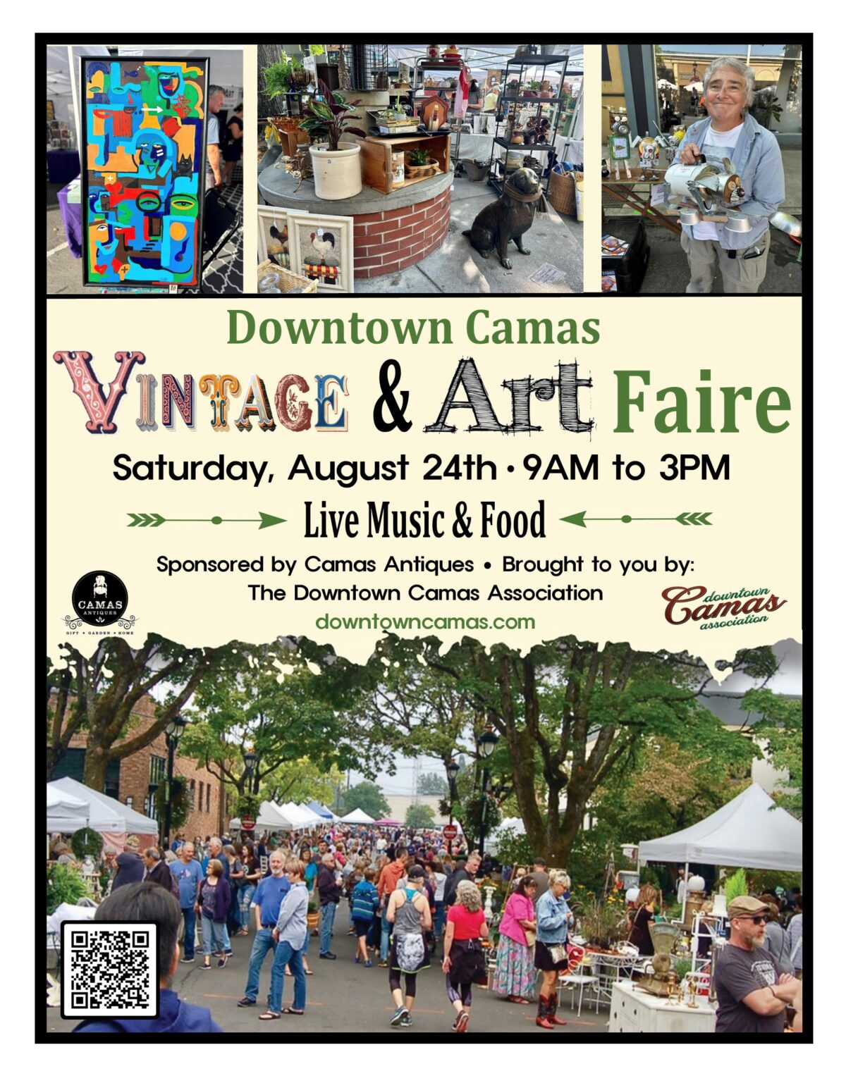 2024 Camas Vintage & Art Faire - Downtown Camas | Shops, Restaurants ...